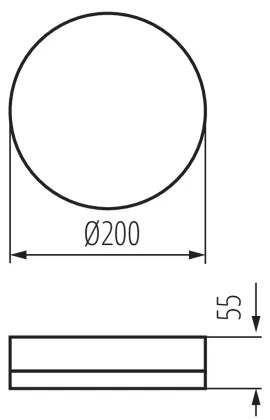 Kanlux 37291 - LED Technické stropní svítidlo IPER LED/19W/230V IK10 IP65 kulatý bílá
