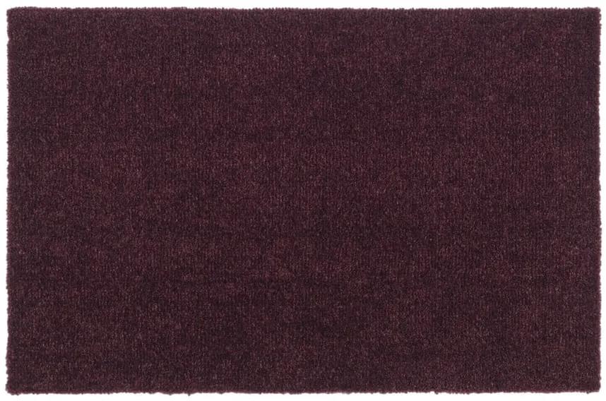 Tmavě vínová rohožka tica copenhagen Unicolor, 40 x 60 cm