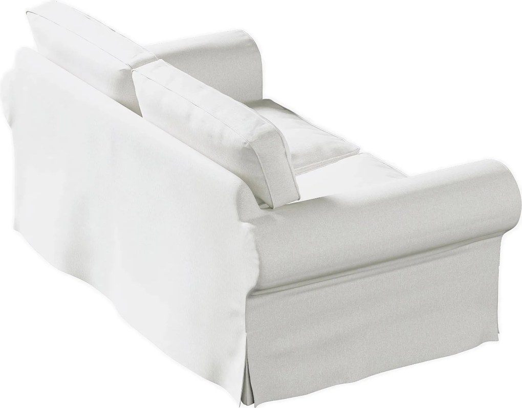 Potah na pohovku IKEA Ektorp 2-místná, rozkládací, STARÝ MODEL barva krémová látka pletený vzor