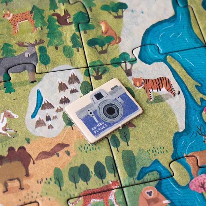 LONDJI Puzzle Planeta zvířat 5+