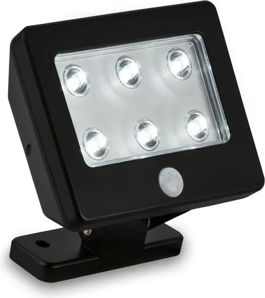 BRI 2276065 LED venkovní svítidlo s čidlem 12 cm 6x0,06W 7lm černá (starý kód: BRI 2276-065) - BRILONER