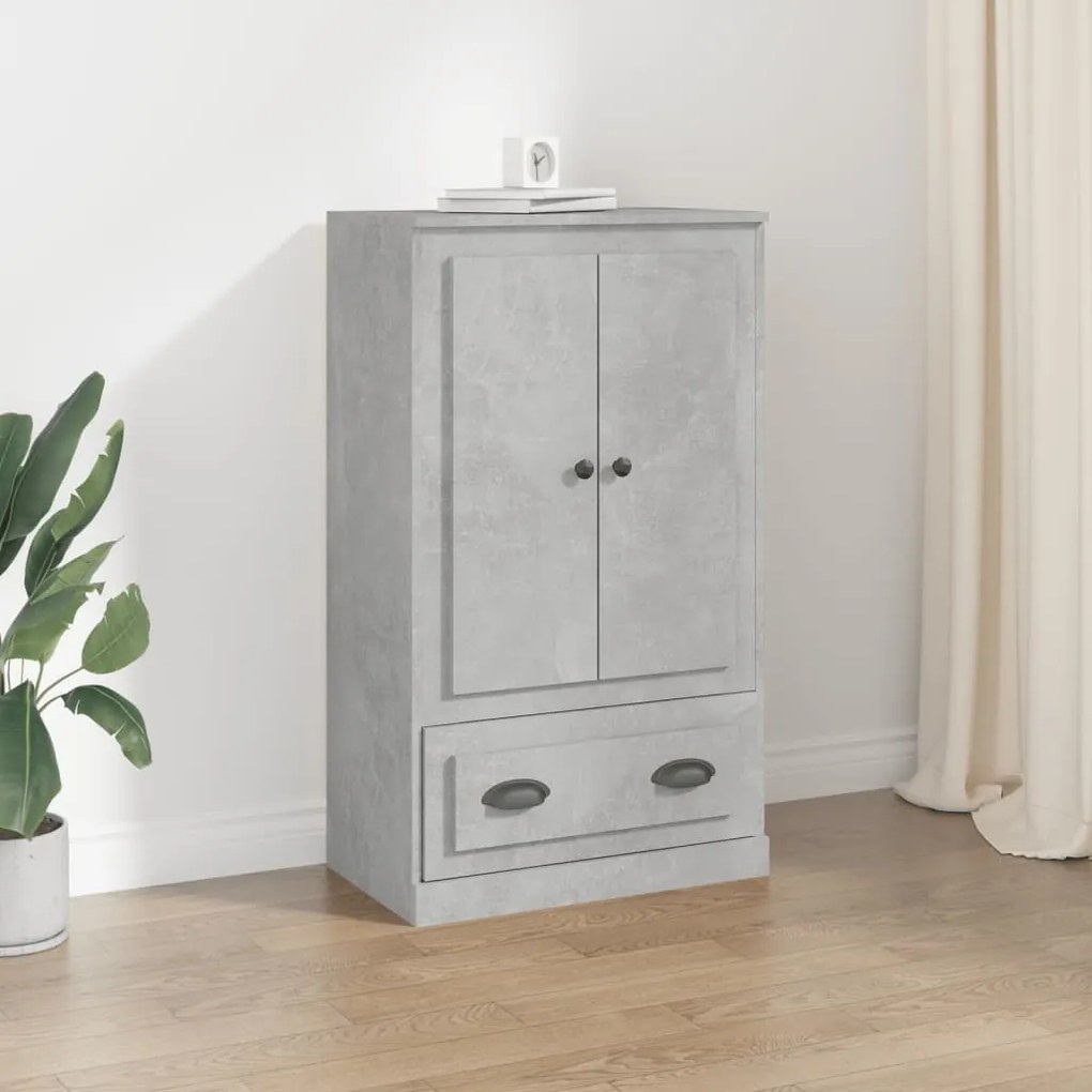 vidaXL Skříň highboard 60 x 35,5 x 103,5 kompozitní dřevo [816297] Barva: bílá s vysokým leskem