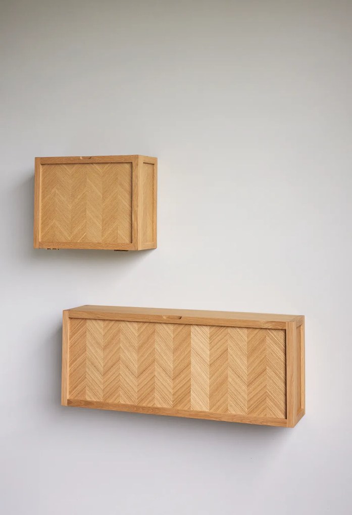 Hübsch Botník HERRINGBONE světlý 880916F