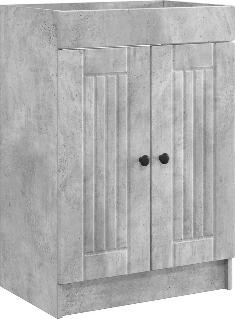 Sada koupelnového nábytku Betonově šedá 56 x 37,5 x 81 cm 3404187