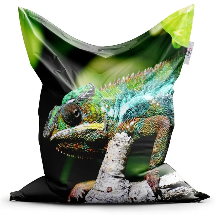 Sedací vak Classic chameleon - dětský, zelená