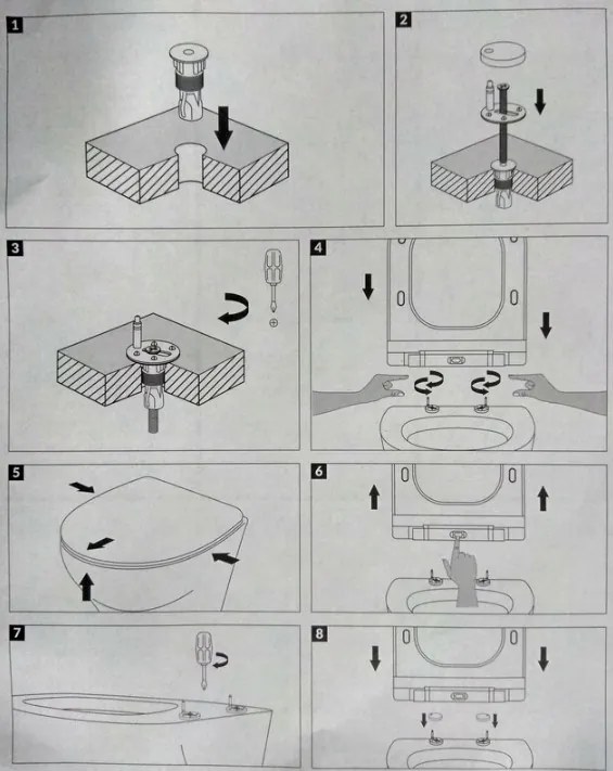 Cersanit Larga Oval, antibakteriální Slim sedátko z duroplastu, bílá, K98-0229