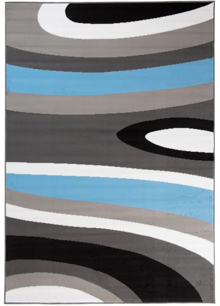 Kusový koberec PP Mark modrý, Velikosti 80x150cm