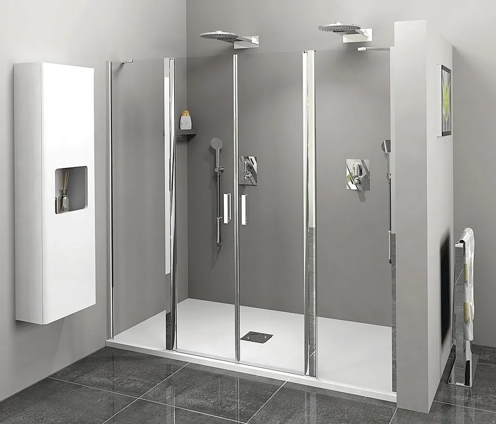 Polysan Polysan, ZOOM čtvercová sprchová zástěna 700x700mm, rohový vstup, ZL4715L-02