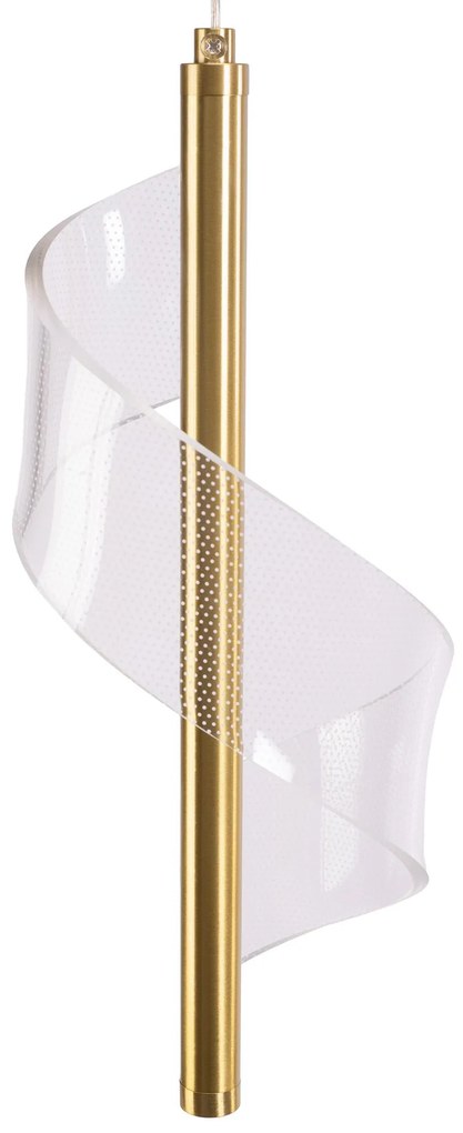 Toolight Toolight, LED stropní svítidlo 110cm, 3.6W, APP1550-CP, zlatá, OSW-05477