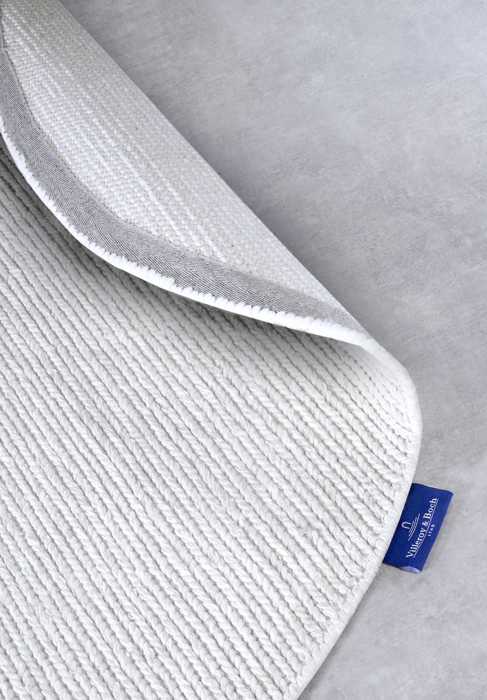 Villeroy & Boch Kusový koberec 106048 White kruh, 200x200 (průměr) kruh, bílá, ložnice