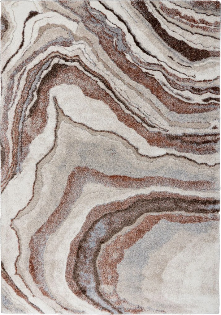 Obsession, Kusový koberec My Bologna 461 Terra, 80x150, oranžová, chodba / předsíň