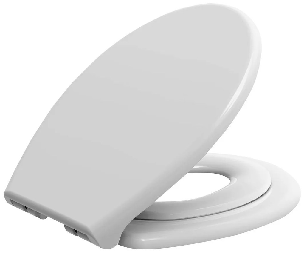 Aqualine, Dětské WC sedátko integrované do klasického WC sedátka, Soft Close, bílá, FS125