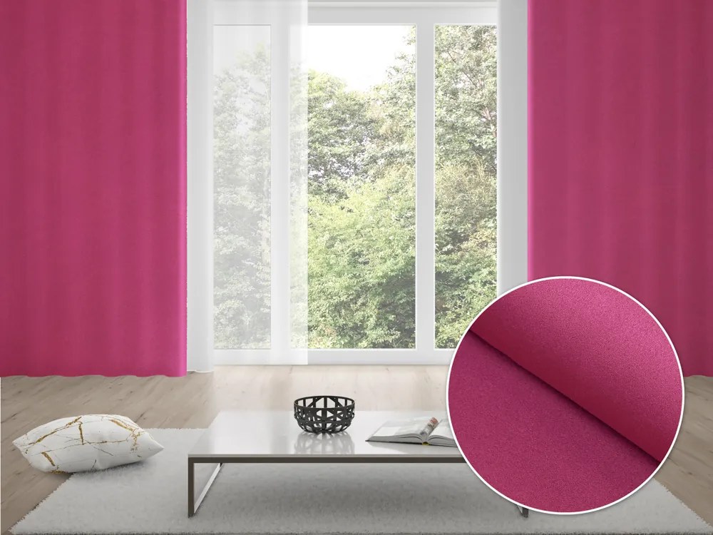 Biante Zatemňovací závěs Blackout BK-005 Purpurový - šířka 130 cm 130x200 cm