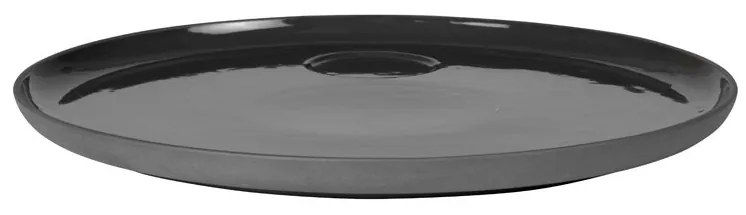Nudge Porcelánový mělký talíř 27 cm Liquorice