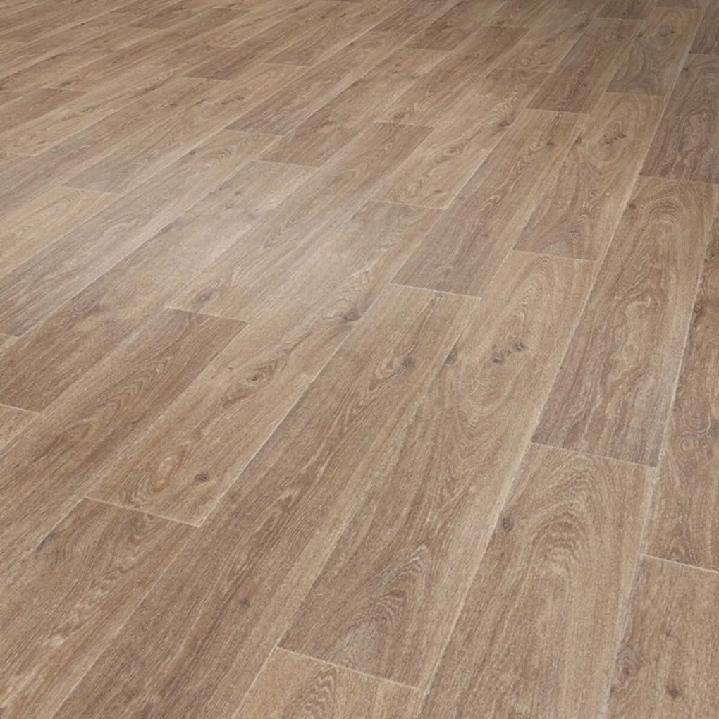 Gerflor, PVC podlaha - lino AladinTex Ultra 0368 Valencay blond, na míru, šíře 4m, hnědá, filc, chodba / předsíň