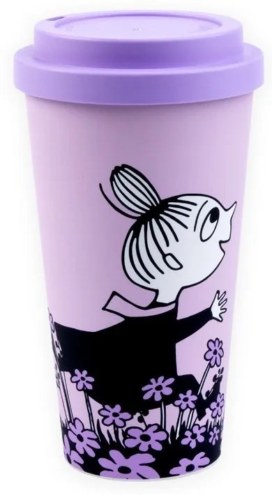 Cestovní hrnek Little My Louka šeříkový 450ml, NordicBuddies Finsko