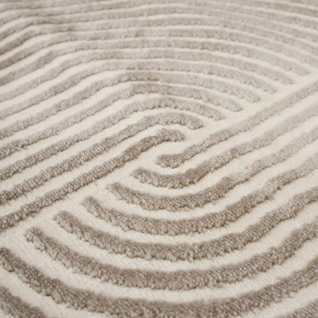 Angel Carpet, Kusový koberec Zafiro 19 Gold, 60x110, žlutá, kancelář