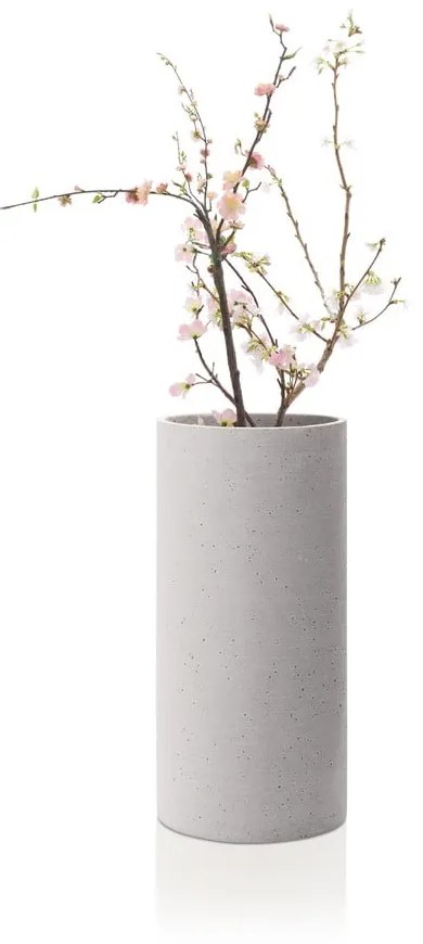 Světle šedá váza Blomus Bouquet, výška 29 cm