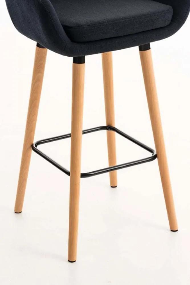 Bhm germany Barová židle Grane (SET 2 ks), černá