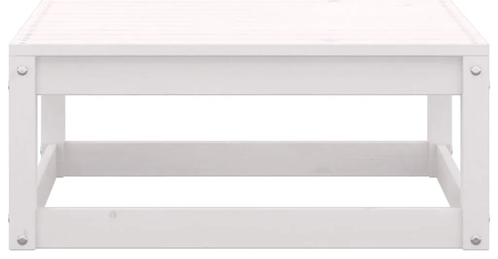 vidaXL Marketos 2dílná zahradní souprava s poduškami bílá masivní borovice