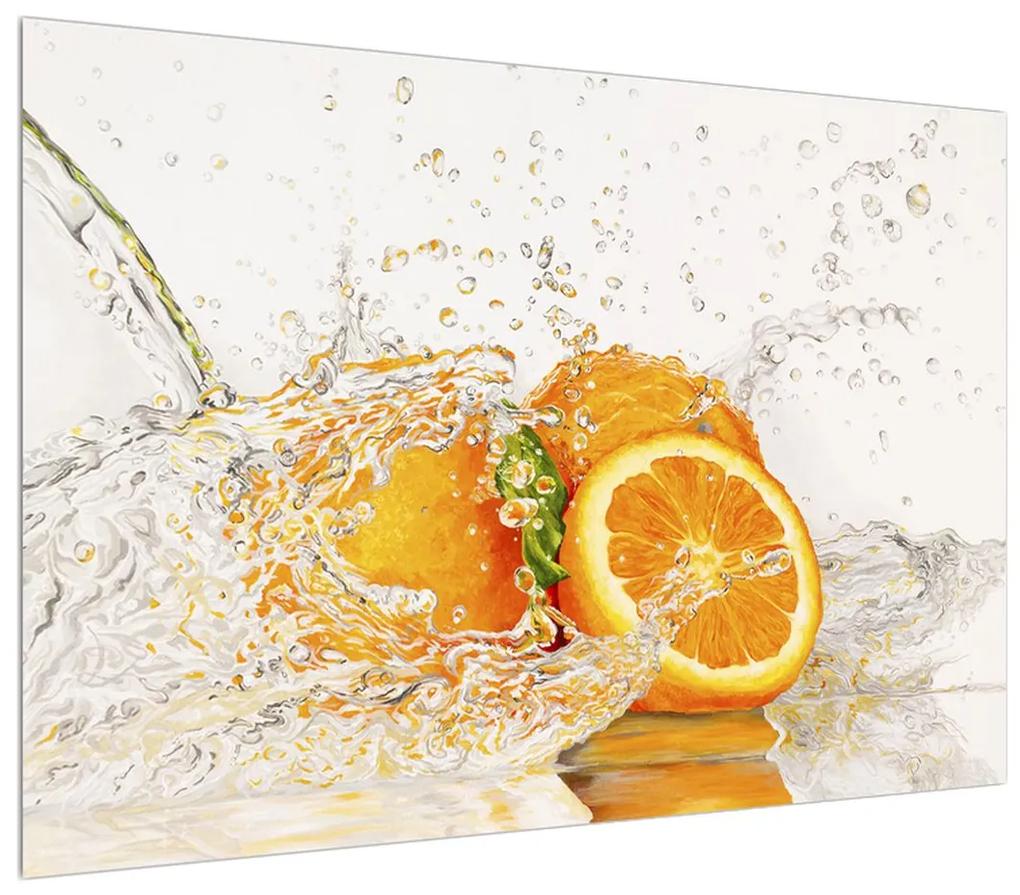 Obraz šťavnatých pomerančů (100x70 cm)