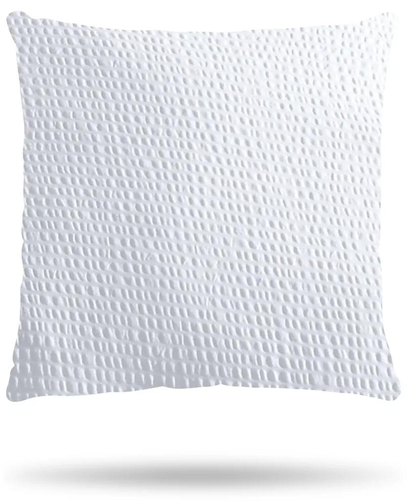 Krepový povlak na polštář bílý Rozměr: 50x70
