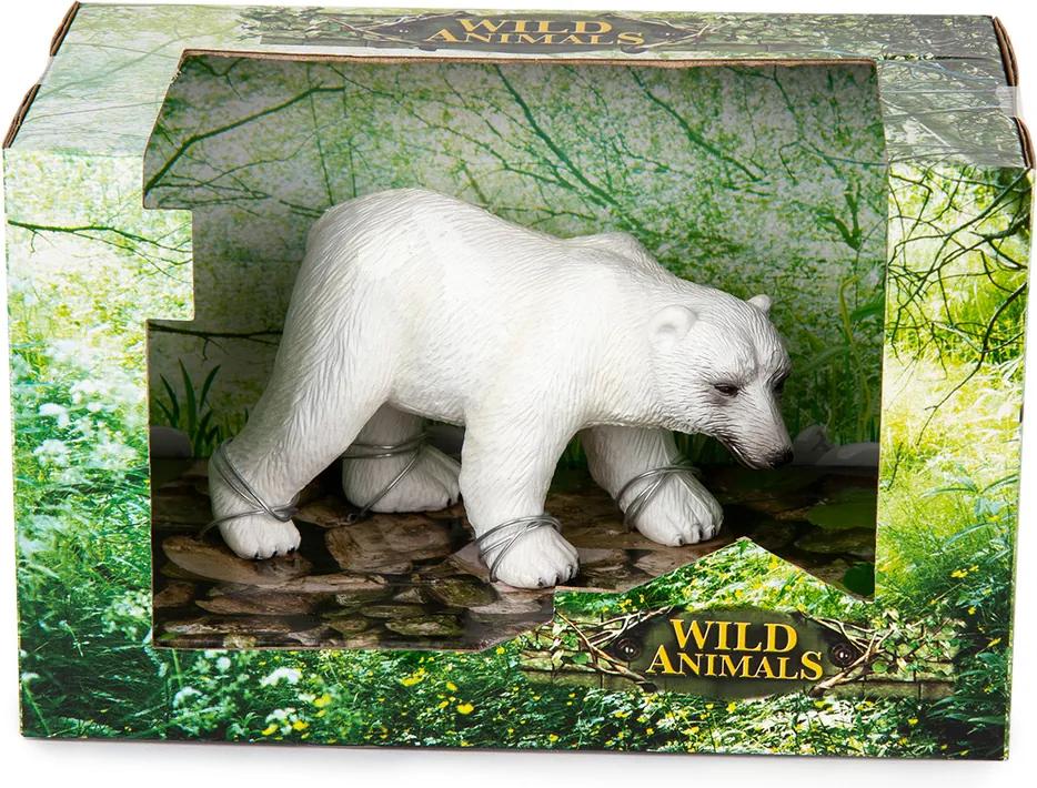 Lední medvěd bílá, 14 cm