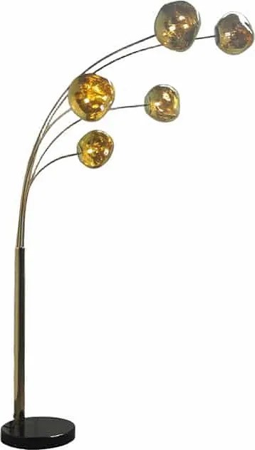 Designová stojanová lampa Hanzila 200 cm zlatá