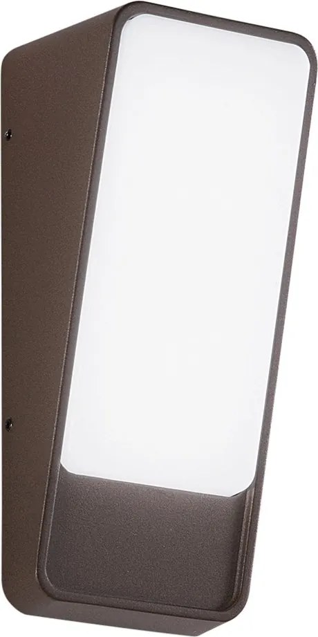 FAN LED-W-COUPE-BRO Nástěnné LED svítidlo Coupe (bronzové, hliník) 14 W, 1950 lm, 3000 K, IP65, 8,3 x 8,7 x 20,9 cm - FANEUROPE