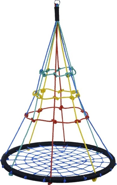 4iQ Houpací kruh s lezeckou stěnou 100 cm na dětská hřiště
