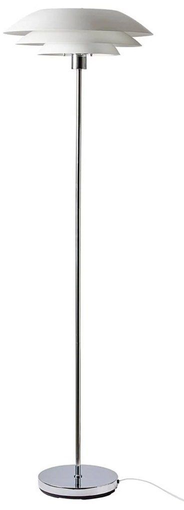 Dyberg Larsen DL45 stojací lampa kov Ø 45cm, bílá