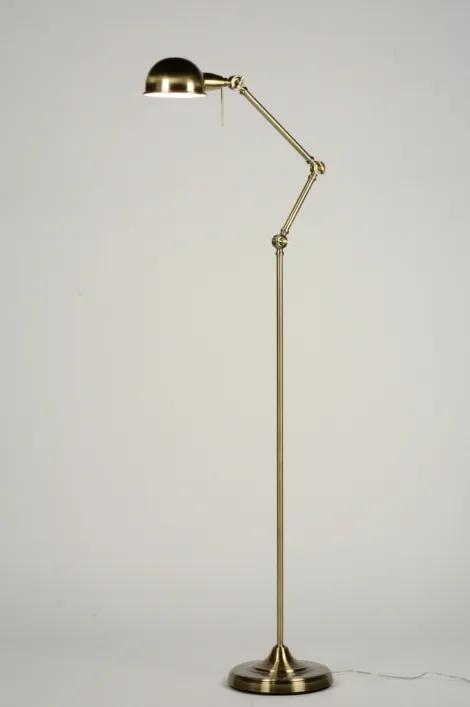 Stojací industriální lampa 30er Standing Gold