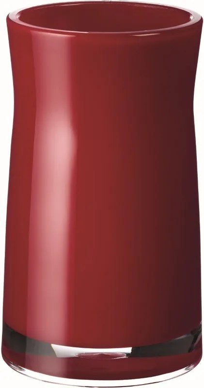 Grund SPIRIT - Kelímek na kartáčky 6,5x6,5x12 cm, červený