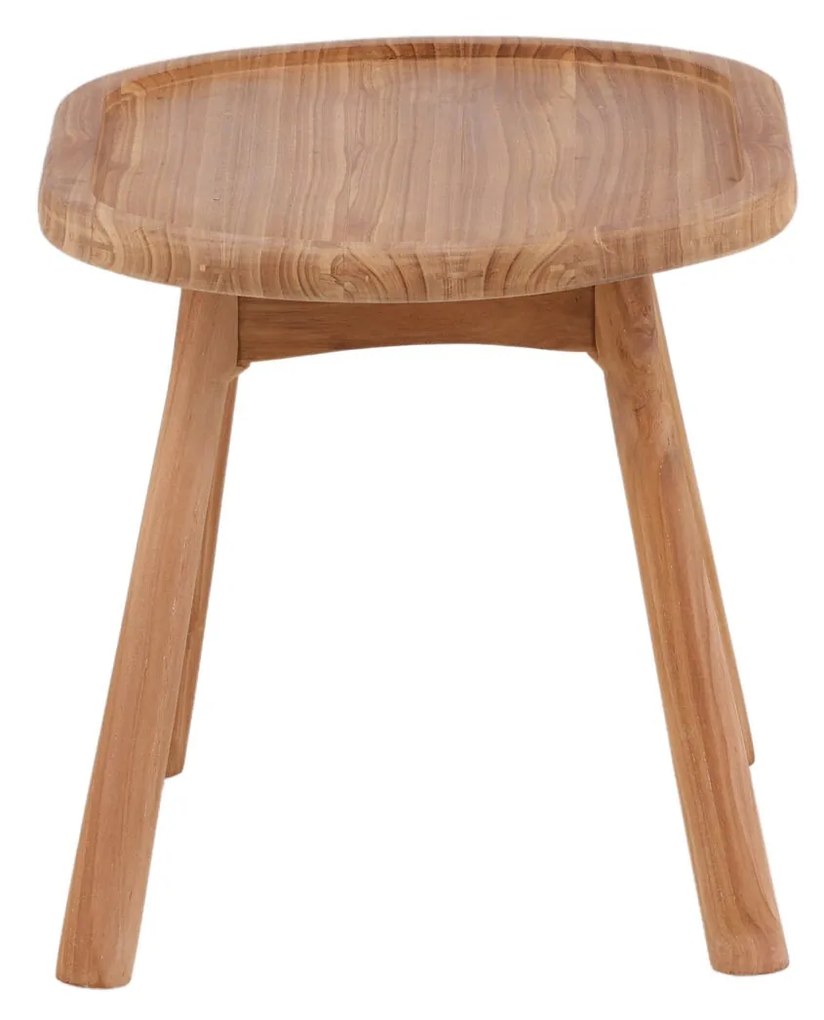 Odkládací stolek Bohol, přírodní barva, 60x40x40