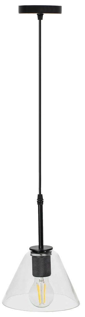 Toolight - Závěsná stropní lampa Verto - černá - APP1178-1CP