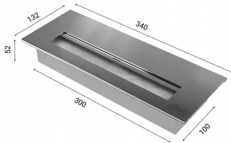 Kratki INDIA/CZARNY/TUV - BIO krb INDIA 8,5x49 cm 2,5kW černá