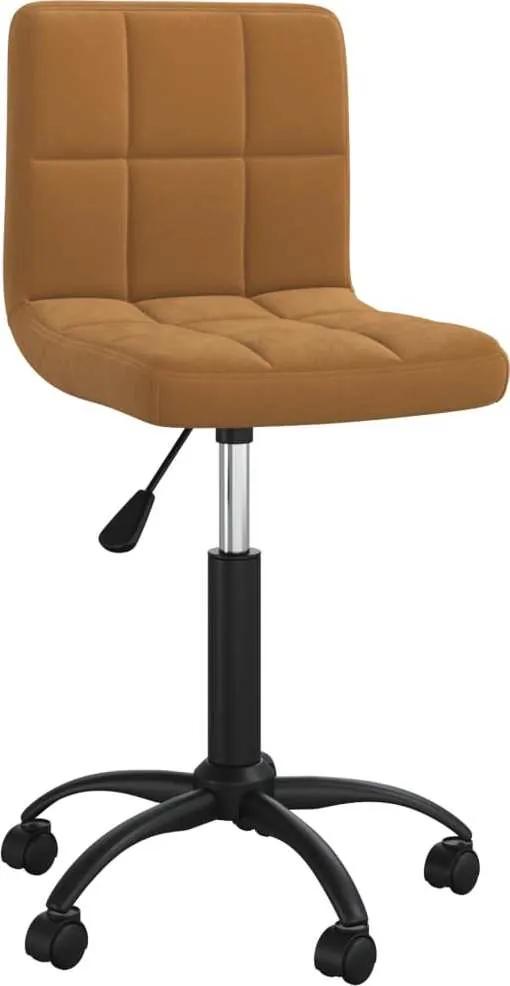 vidaXL Otočné jídelní židle 2 ks samet [334365] Barva: Tmavě šedá