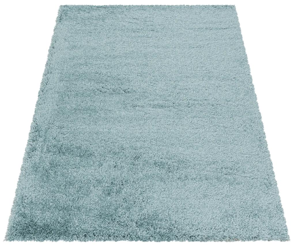 Ayyildiz Kusový koberec FLUFFY 3500, Modrá Rozměr koberce: 280 x 370 cm