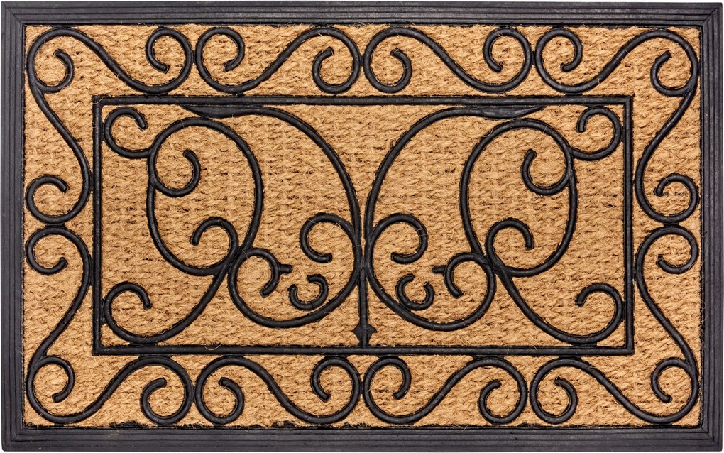 Hanse Home, Rohožka Mix Mats Cocos 105558 - na ven i na doma, 45x75, hnědá, chodba / předsíň