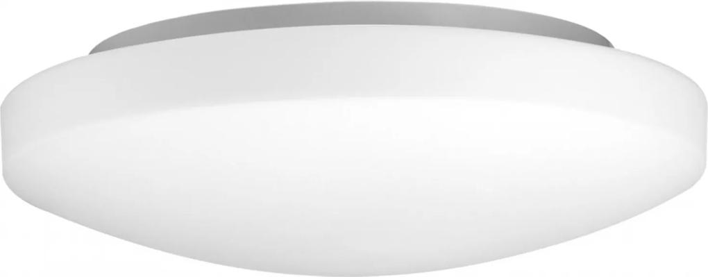 Klasické koupelnové stropní svítidlo Ivi z bílého opálového skla (1 x 60 W, Ø 260 x 70 mm) NV 6100521