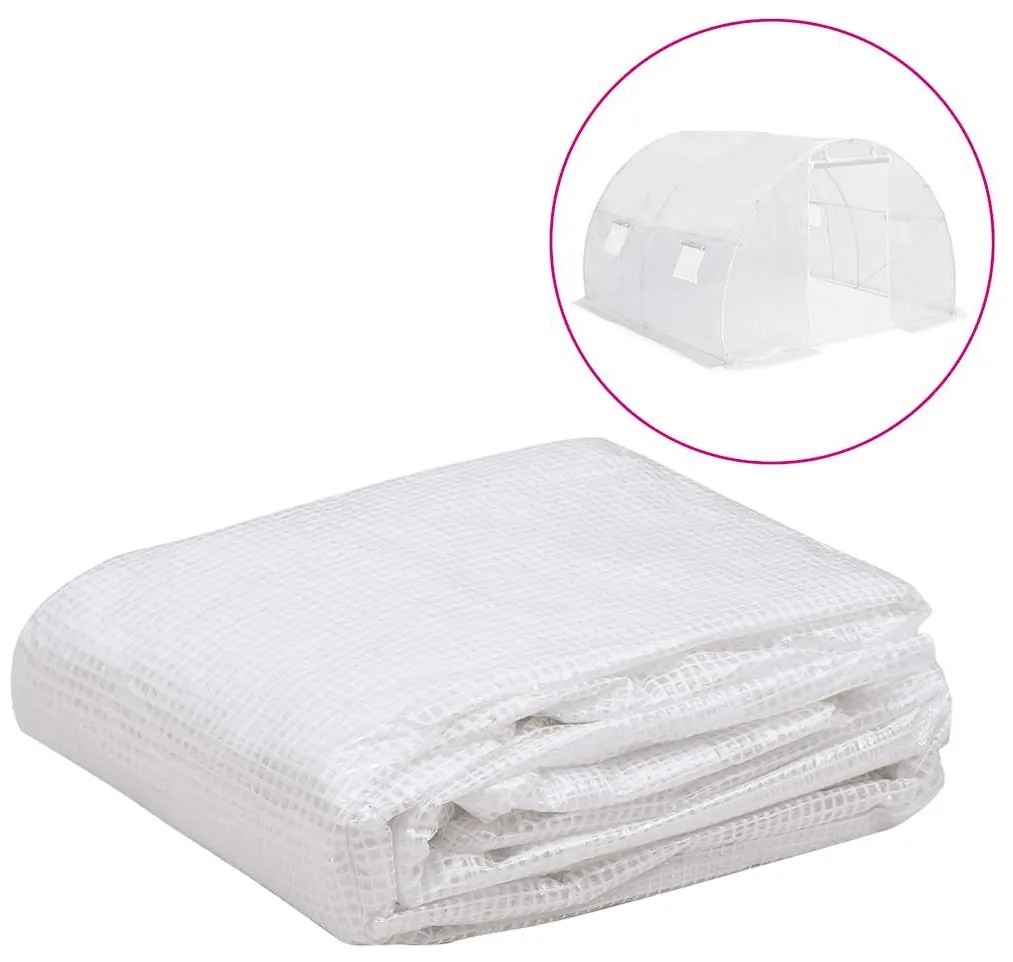 Náhradní plachta na skleník (9 m²) 3 x 3 x 2 m průhledná 316435