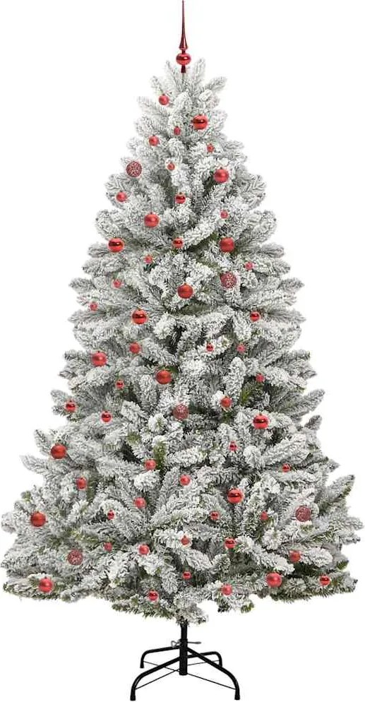 Umělý vánoční stromeček 270 cm 300 LED Teplá bílá PVC a ocel 3395775
