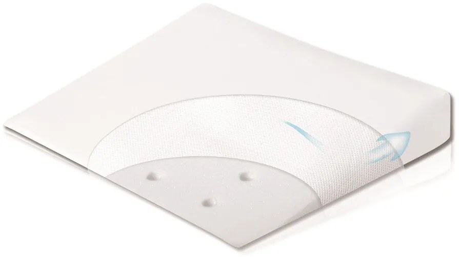 BabyMatex Dětský polštář 60x36 Aero Wedge bílý