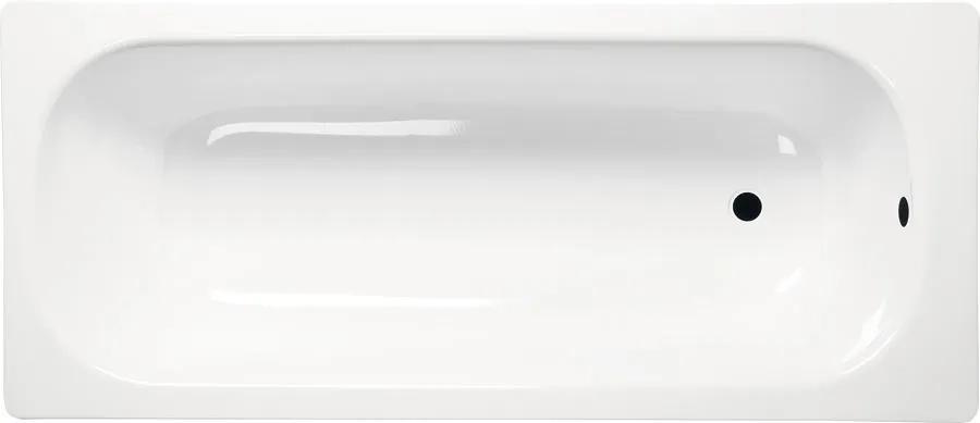 Obdélníková smaltovaná vana 170x70x38cm, bílá (V170x70) Aqualine