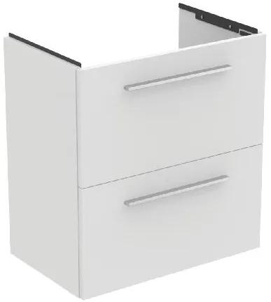 Ideal Standard i.Life S - Skříňka pod umyvadlo, 600x375x630 mm, 2 zásuvky, matná bílá T5293DU