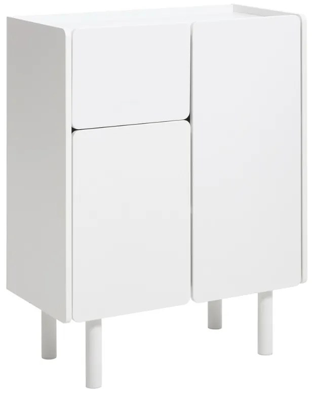 Designová skříňka Feliciana 100 cm bílá