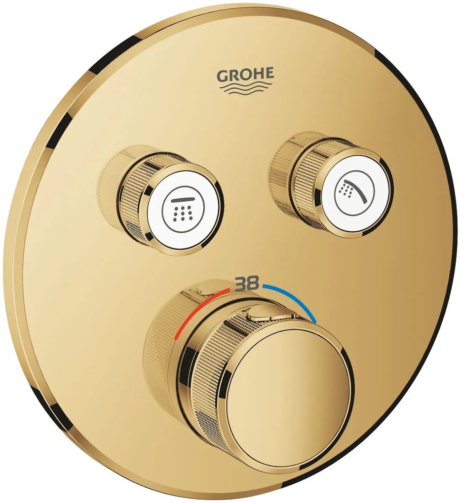 Grohe Grohtherm SmartControl vanová baterie pod omítku ano zlatá 29119GL0