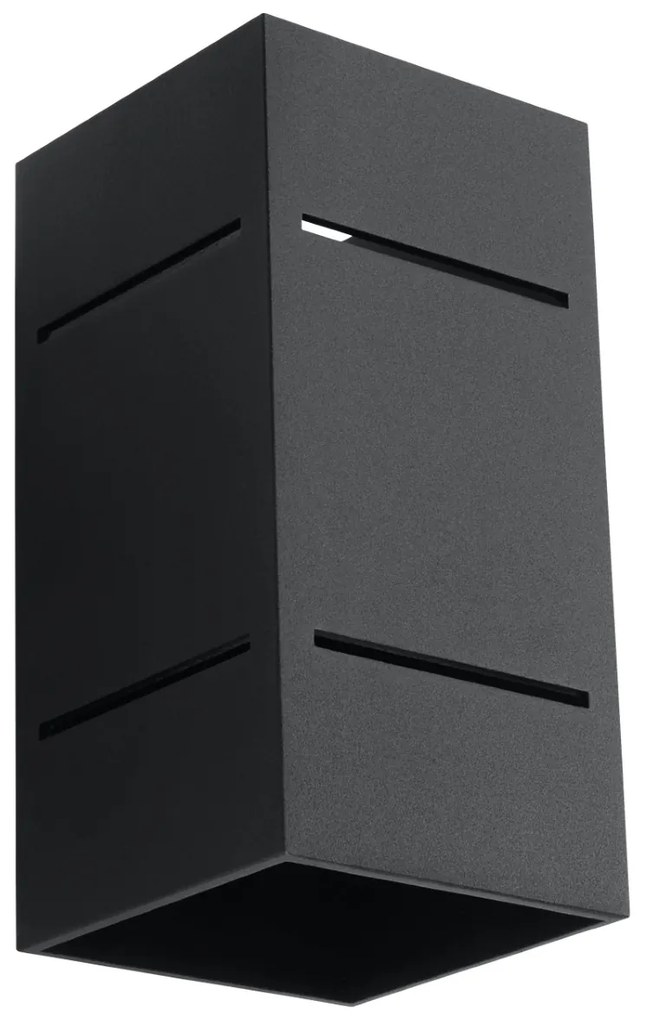 Sollux Lighting Nástěnné svítidlo BLOCCO černé