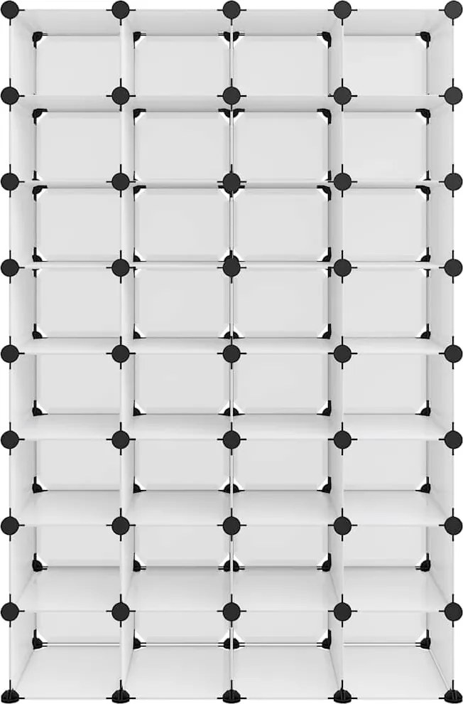 Botník průhledný 93 x 36,5 x 140 cm PP 340559