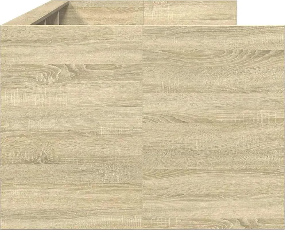 Válenda se zásuvkami bez matrace dub sonoma 100 x 200 cm 3280841